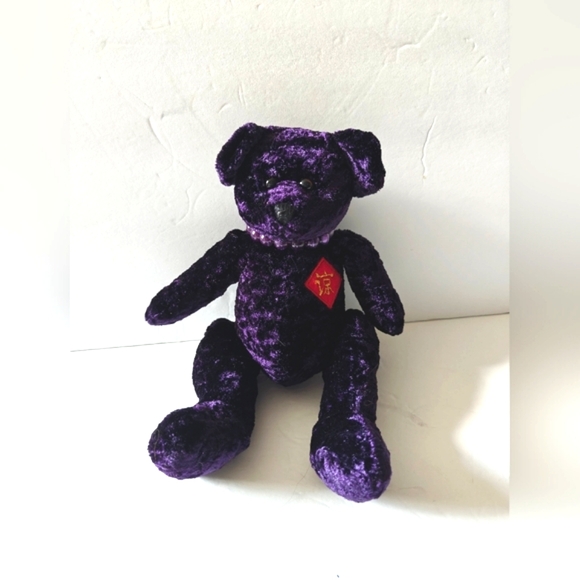 Other | Foo Bears Plush Forgiveness Stuffed Animal Teddy Bear Purple ...